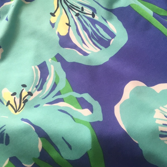 Lilly Pulitzer | Dresses | Lilly Pulitzer Yvette Iris Blue Chablis Wrap ...